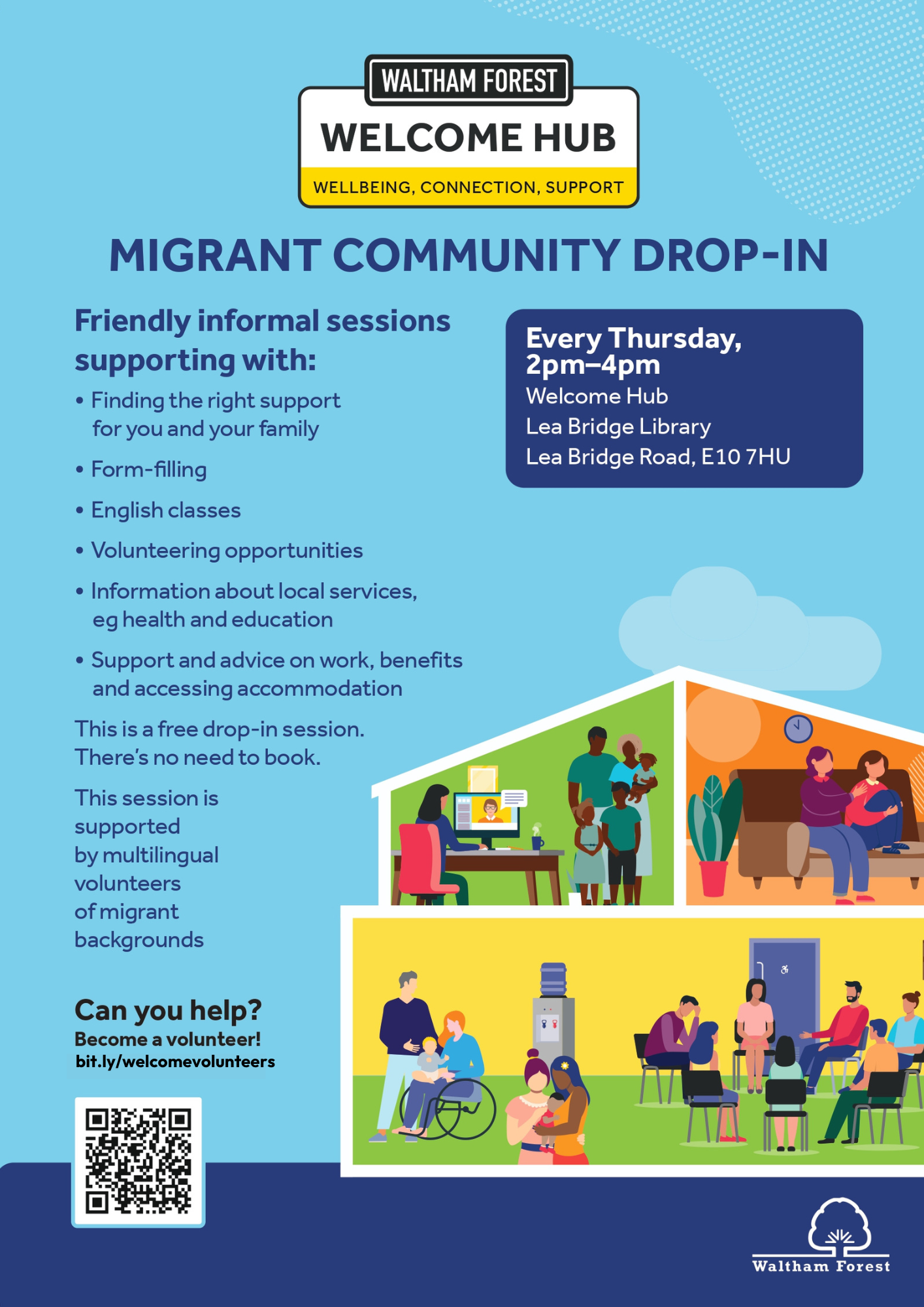 Waltham Forest migrant community hub – Waltham Forest Migrant Action